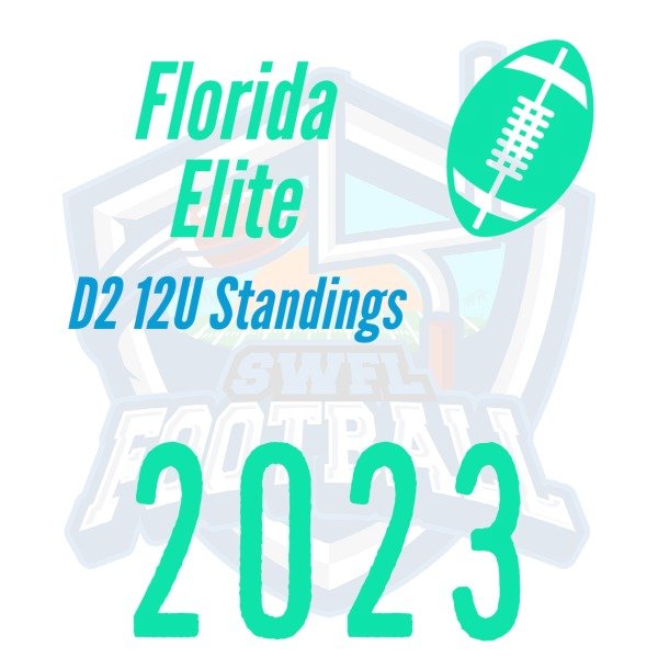 Florida Elite D2 12U Standings - SWFL Football